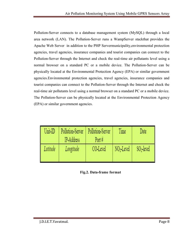 Air pollution monitoring system using mobile gprs sensors array | DOCX | Indoor Environmental ...
