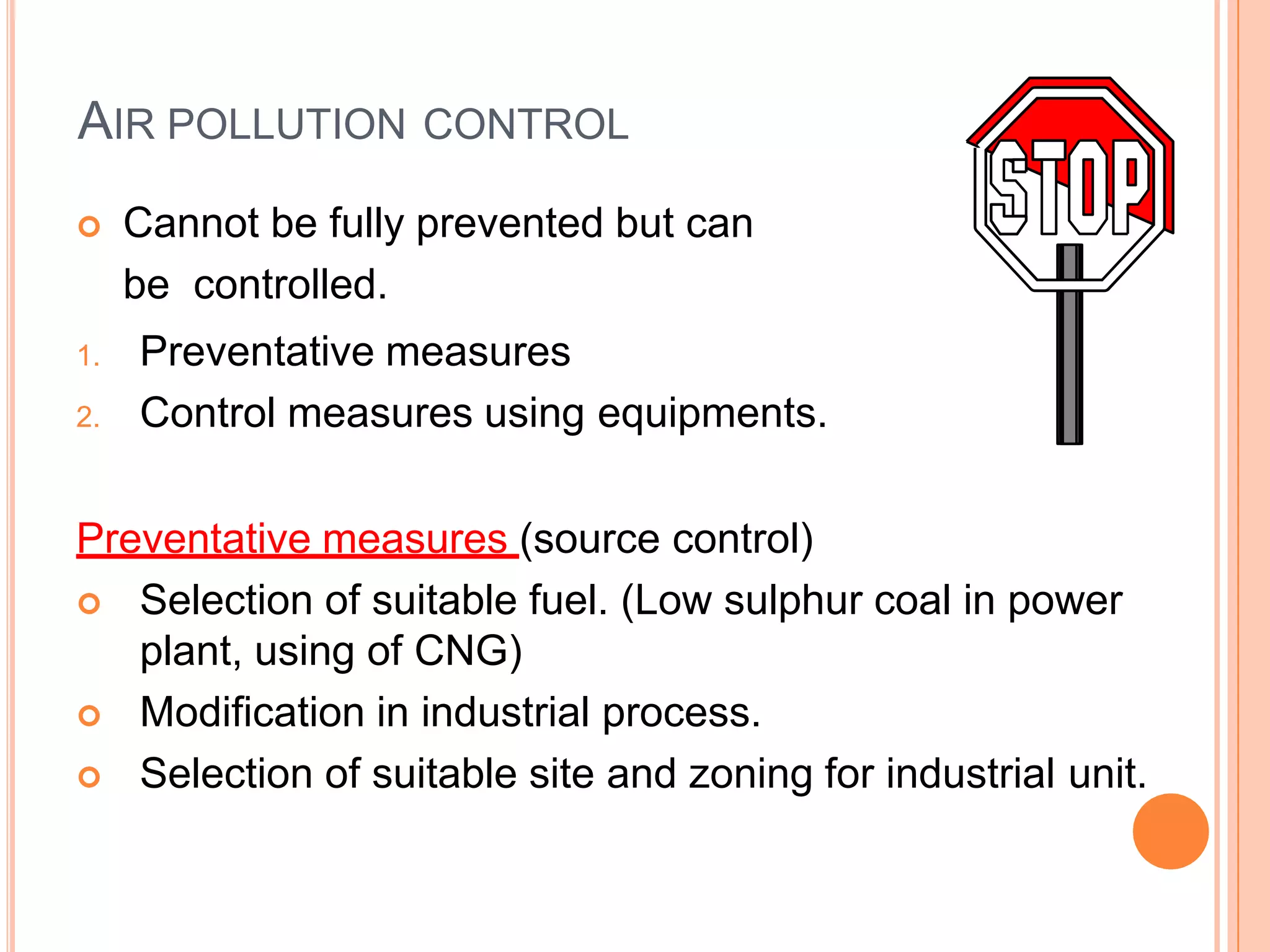 Airpollution new unit-vi | PPTX