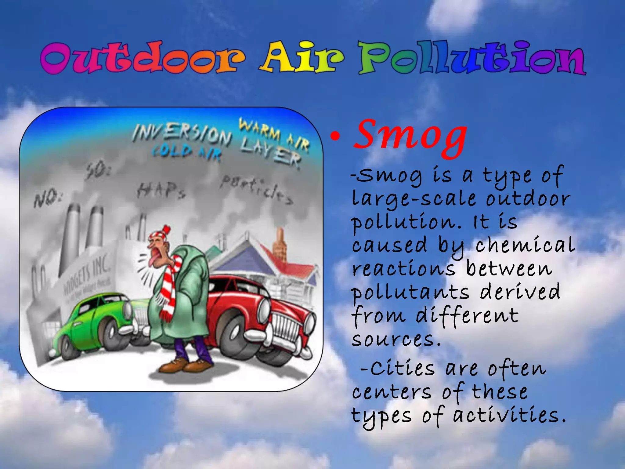 Air pollution (physical sciences project) | PPT