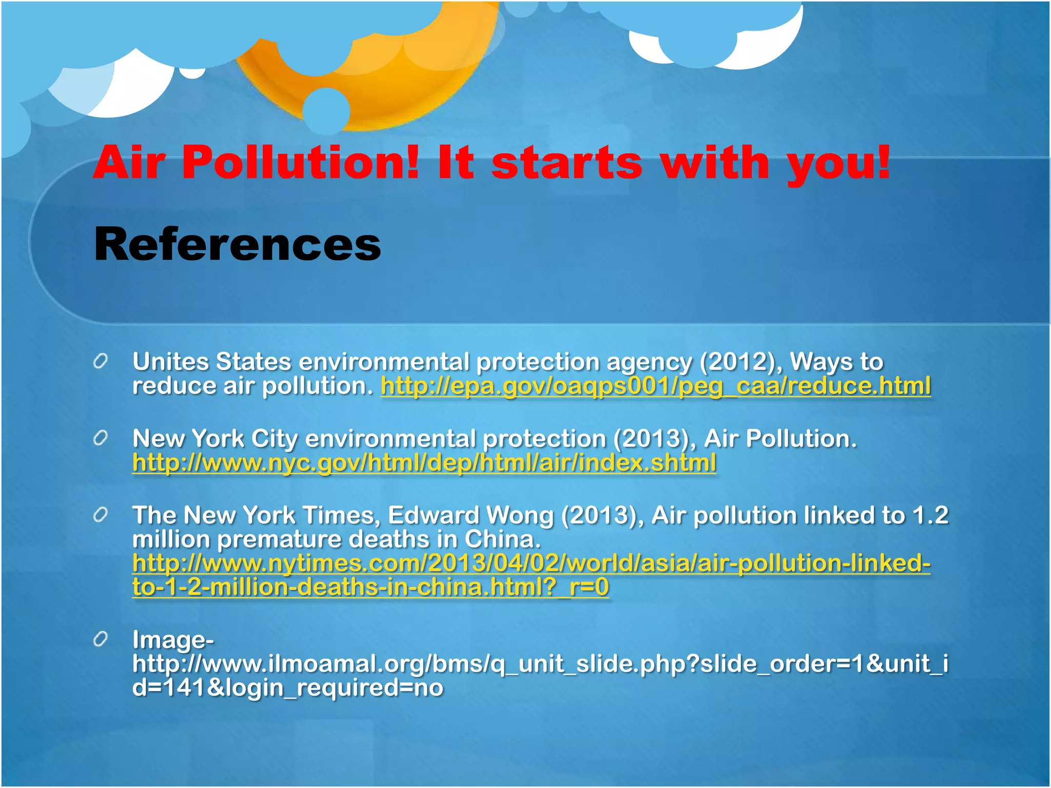Air pollution power point | PPT