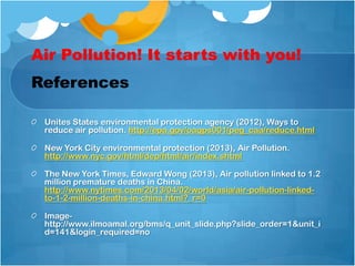 Air pollution power point | PPT