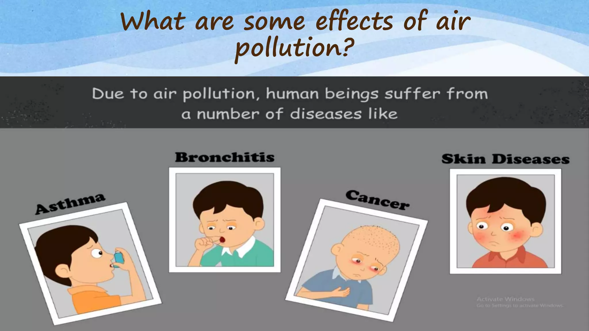 Air pollution PowerPoint slide | PPTX