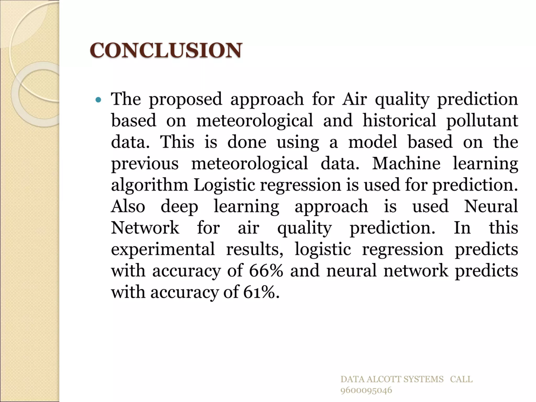 Air pollution prediction in python | PDF