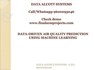 Air pollution prediction in python | PDF