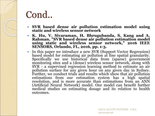 Air pollution prediction in python | PPT