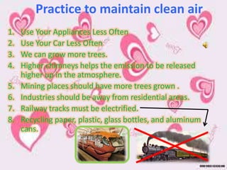 Air pollution presentation | PPTX