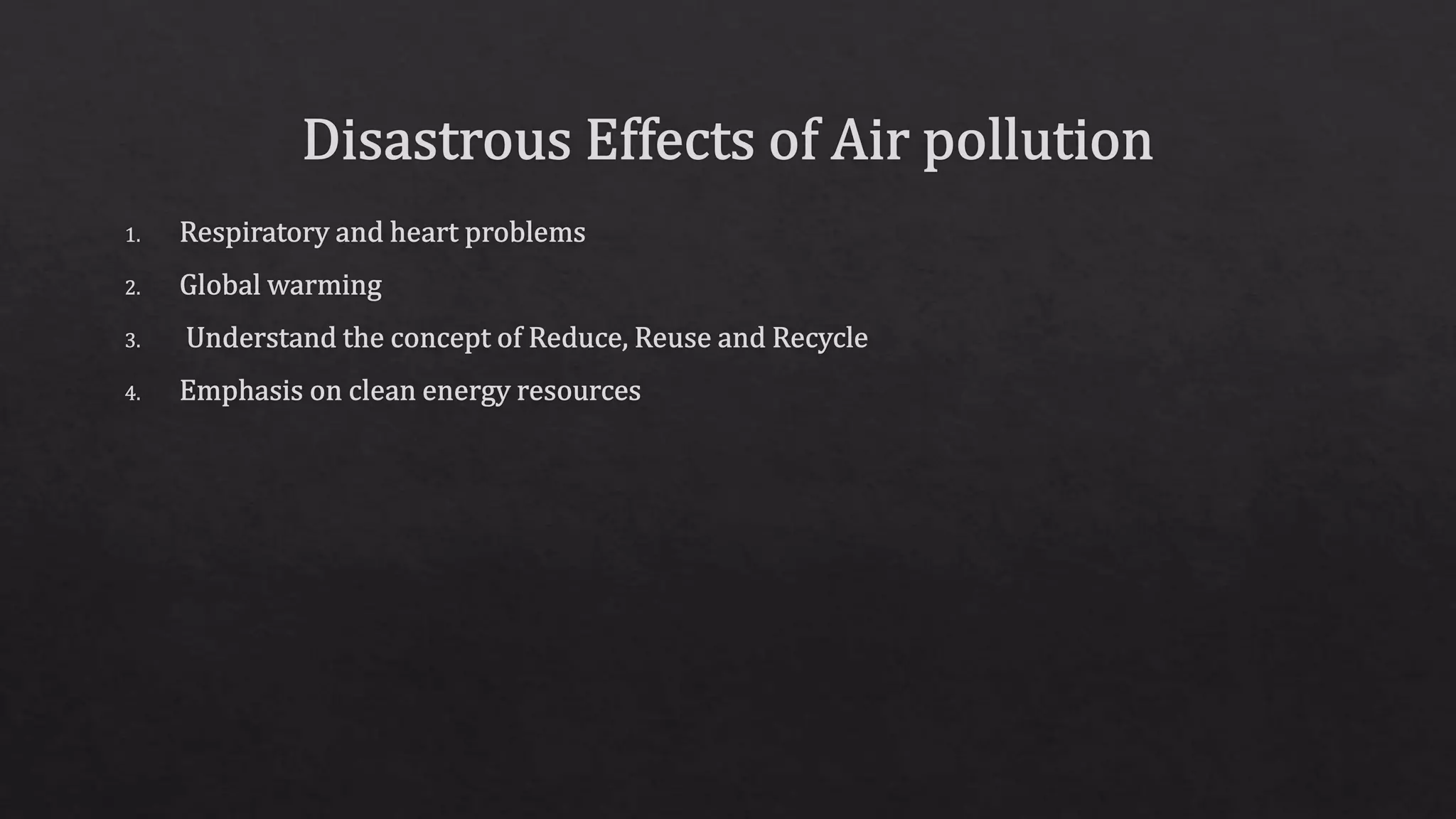 Air pollution presentation | PPTX