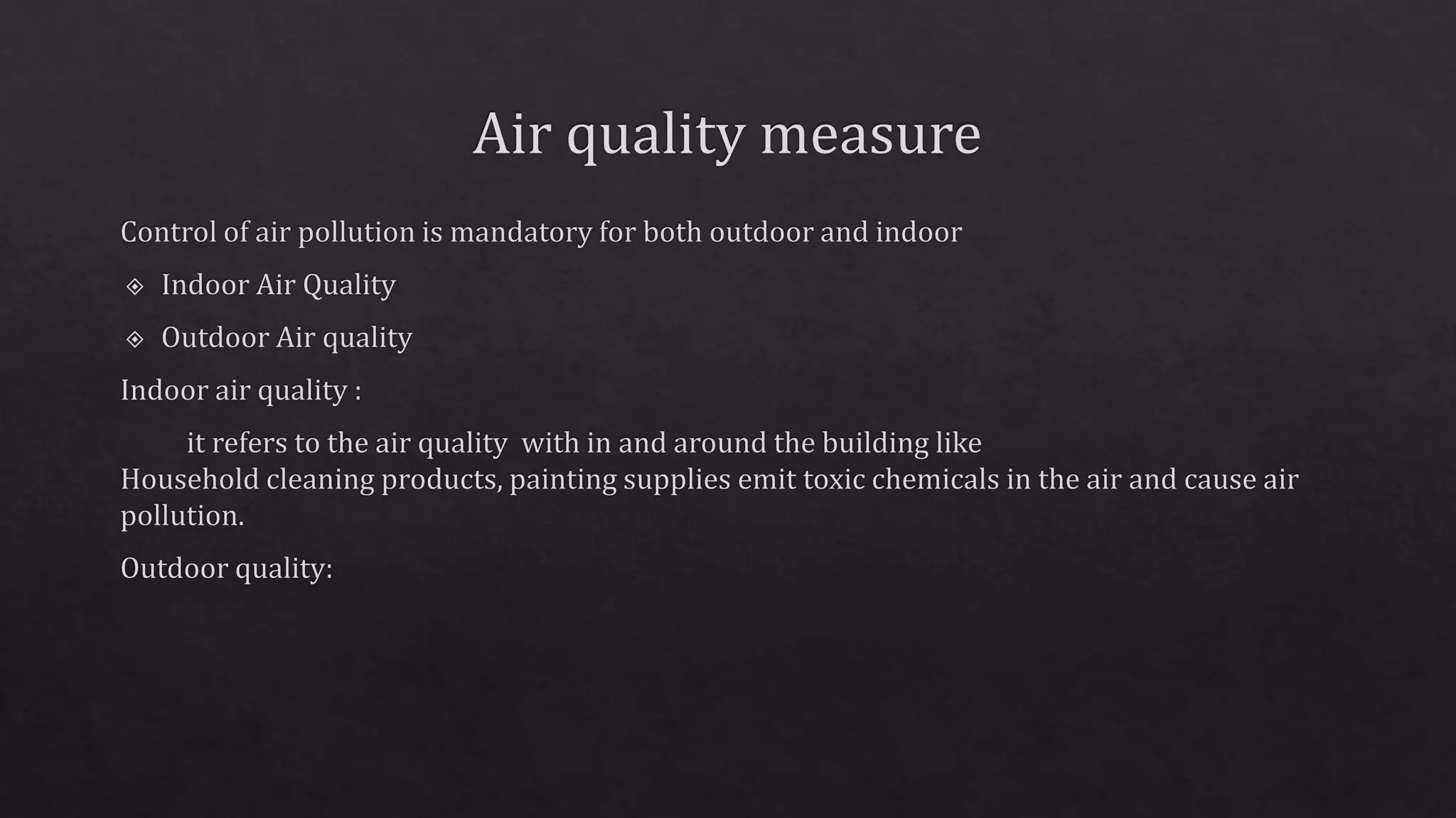 Air pollution presentation | PPTX