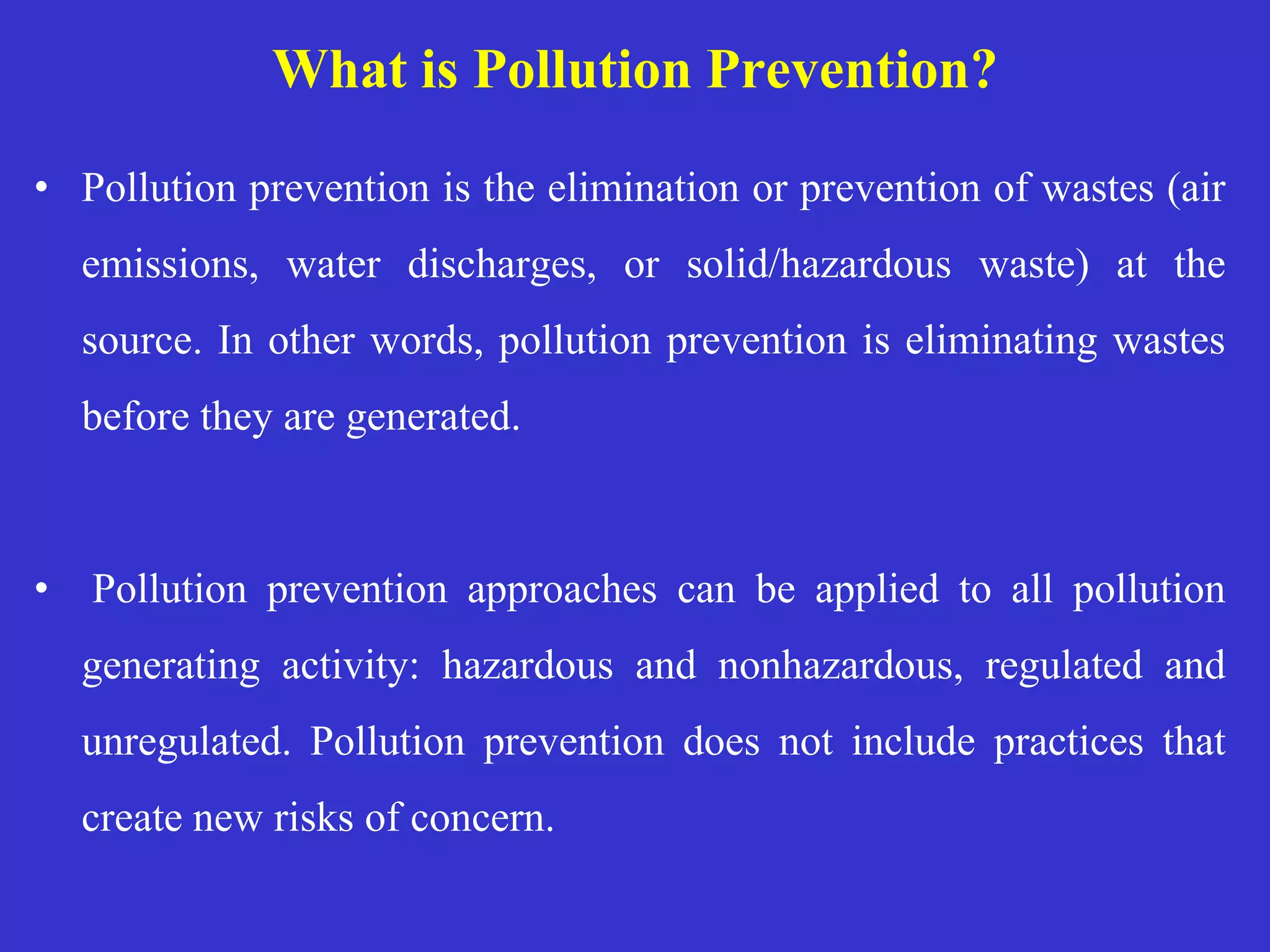 Air pollution prevention and control lecture 2018 | PPT