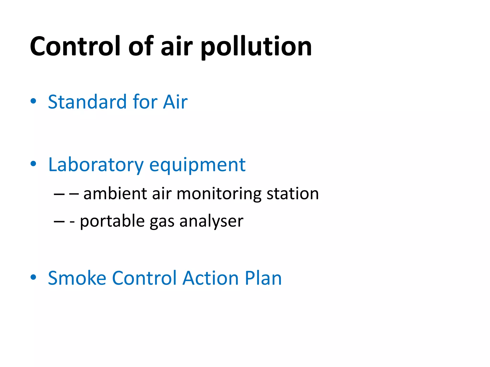 Air pollution prevention & control | PPTX