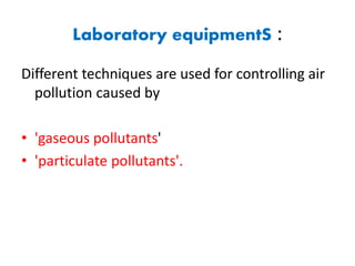 Air pollution prevention & control | PPTX