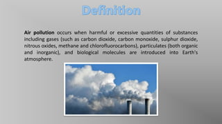 Air pollutions | PPTX
