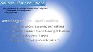 Air pollutions | PPTX