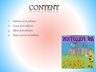 Air polution | PPTX