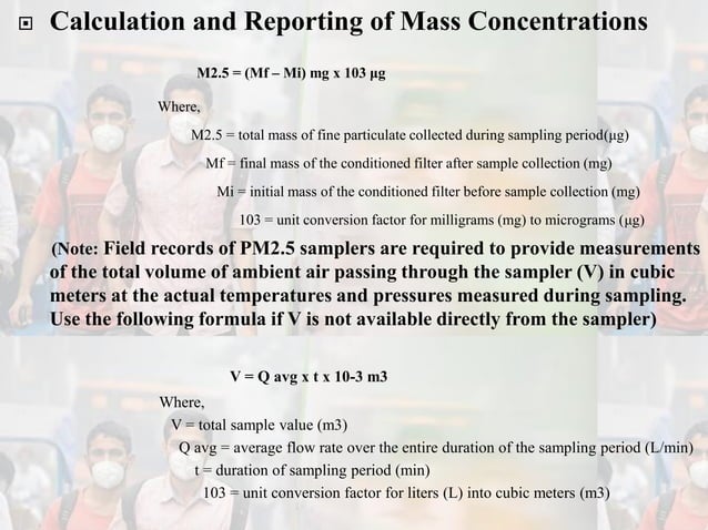 Guidelines For The Air Pollution Sampling And Analysis Pdf