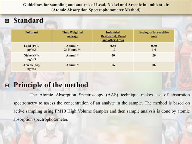Guidelines For The Air Pollution Sampling & Analysis | PDF