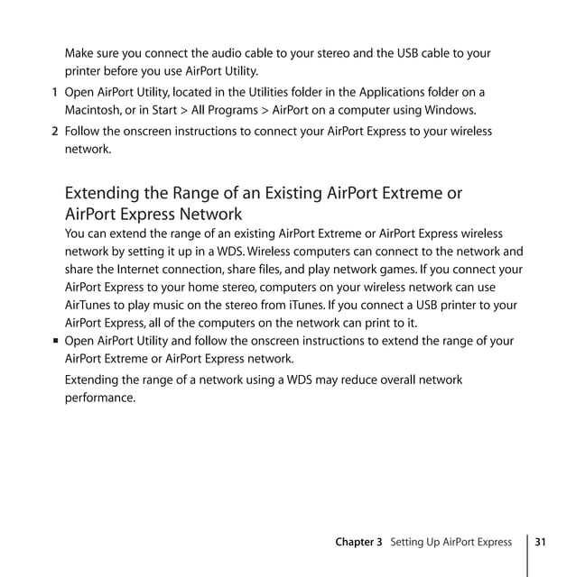 AirPort Express Setup Guide | PDF