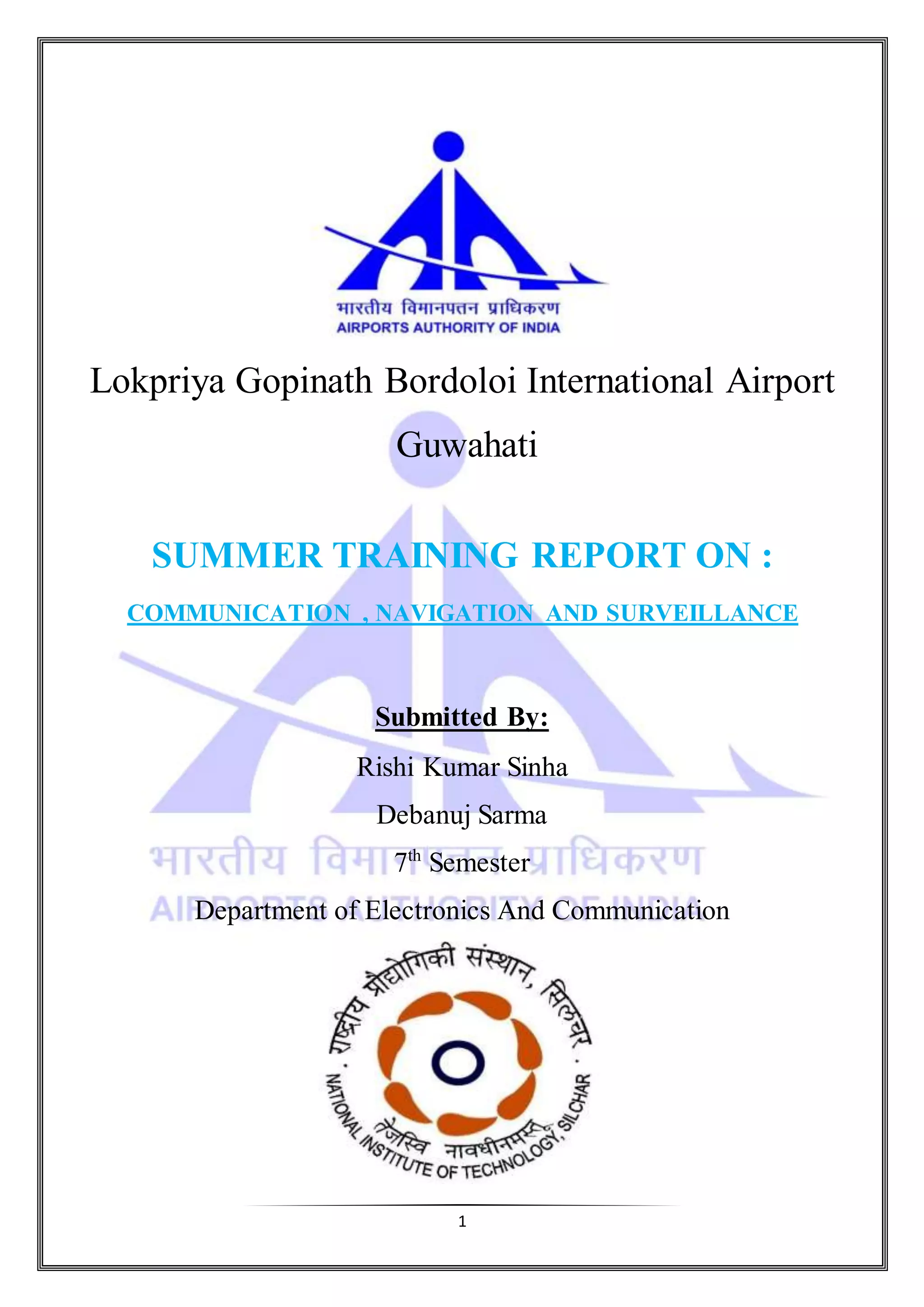 Communication navigation & Surveillance Report | DOCX