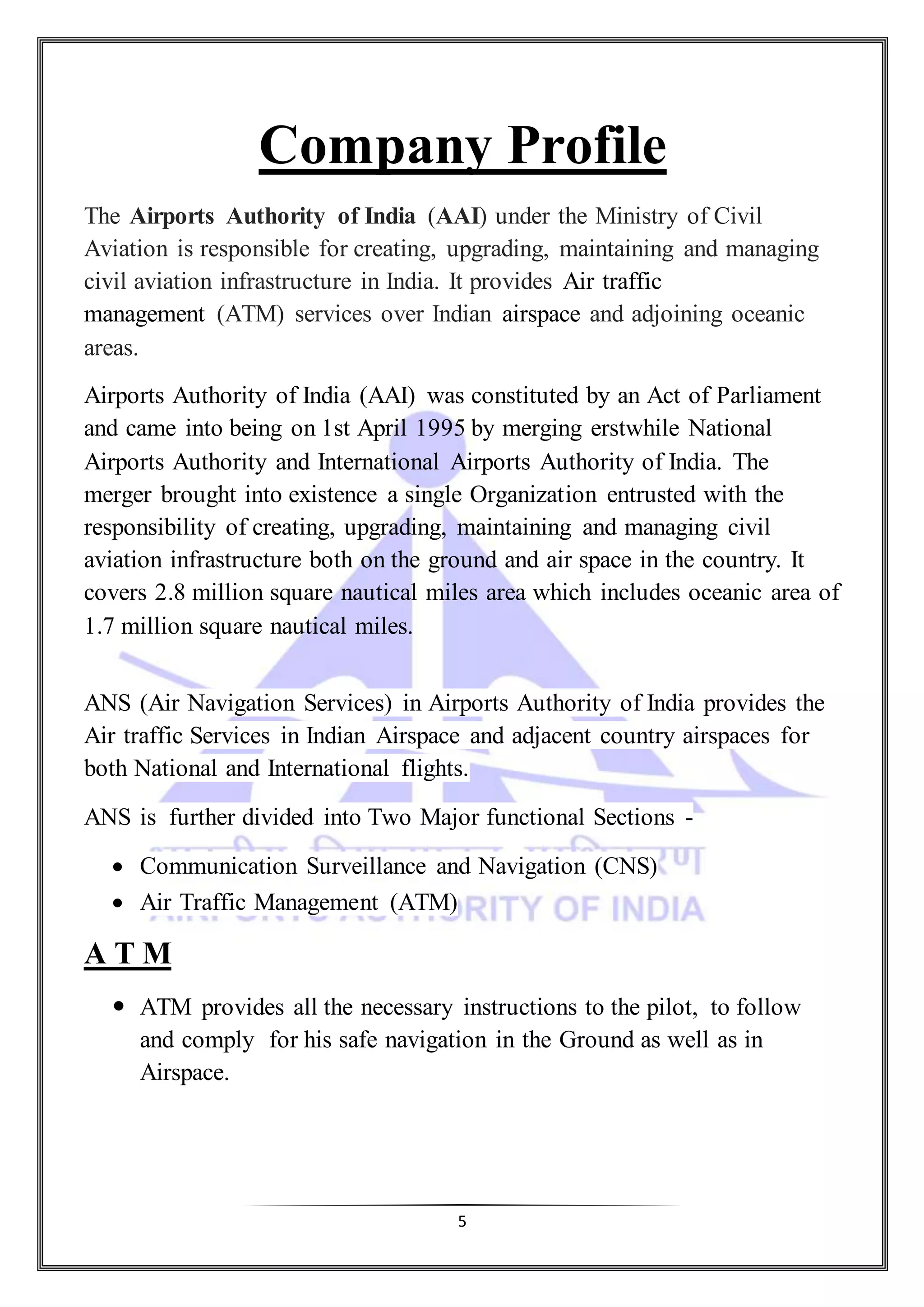 Communication navigation & Surveillance Report | DOCX