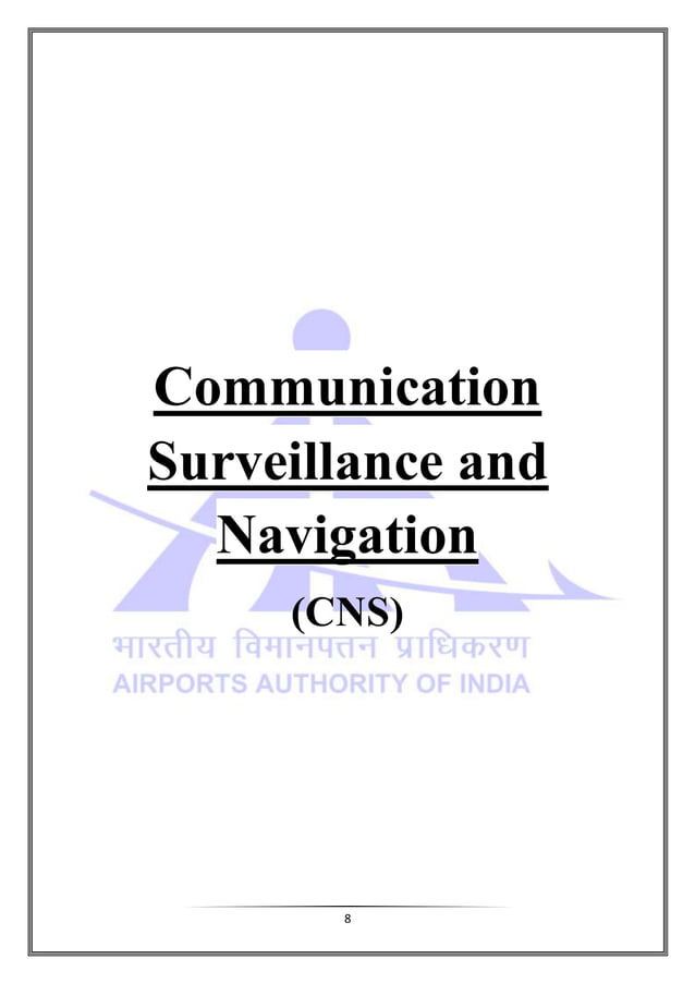 Communication navigation & Surveillance Report | DOCX | Air Travel ...