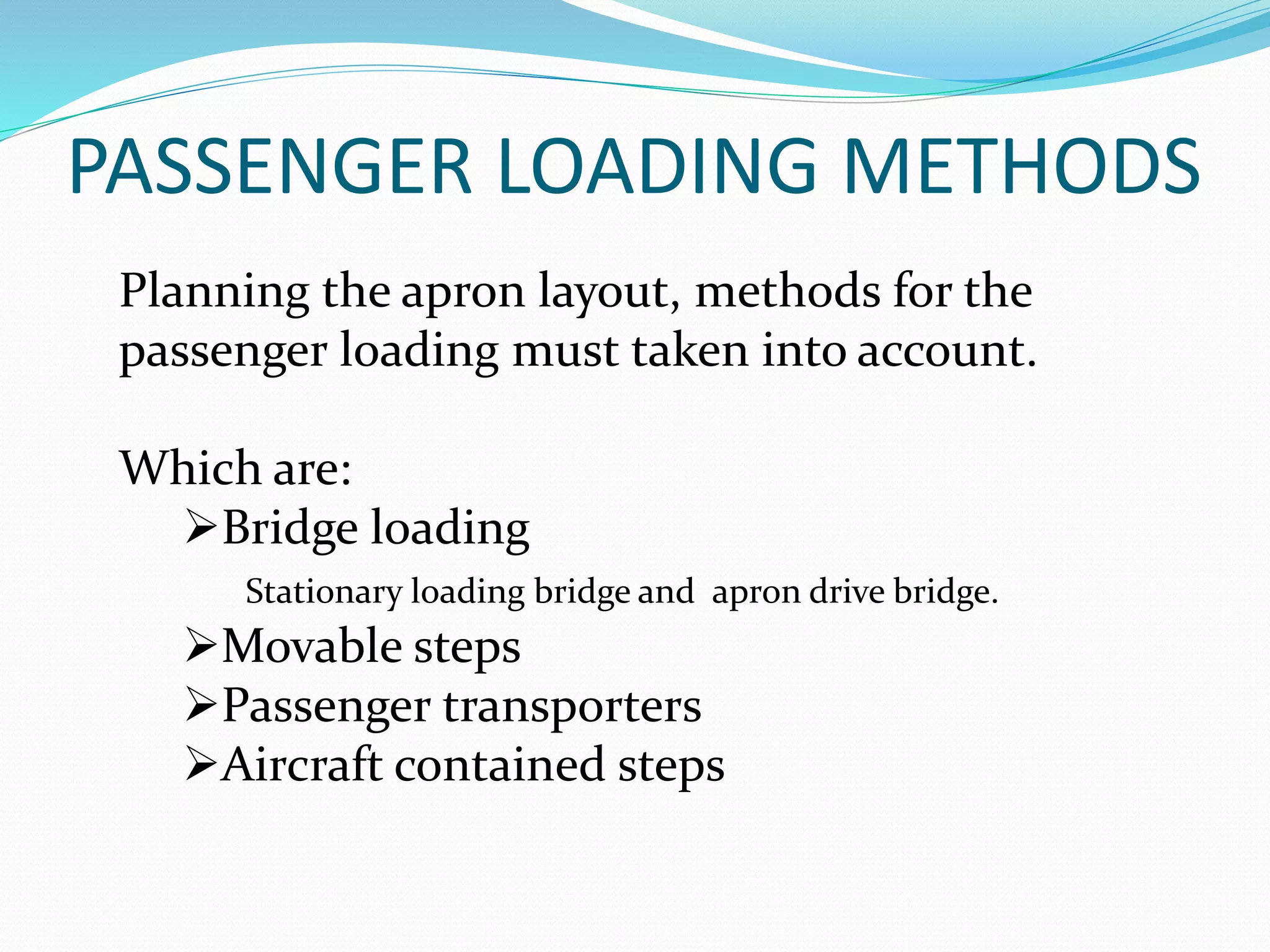Airport apron and holding bays | PPTX