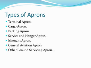 Airport apron and holding bays | PPTX