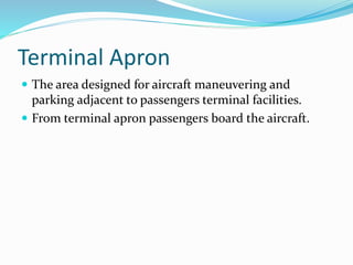 Airport apron and holding bays | PPTX