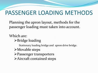 Airport aprons & holding bays | PPTX