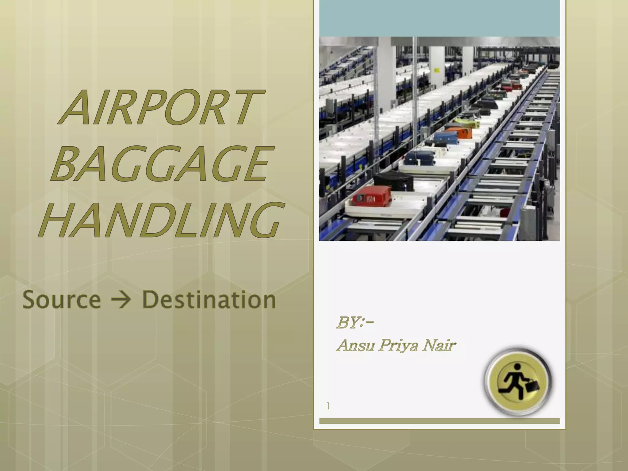 Airport Baggage Handling System | PPTX