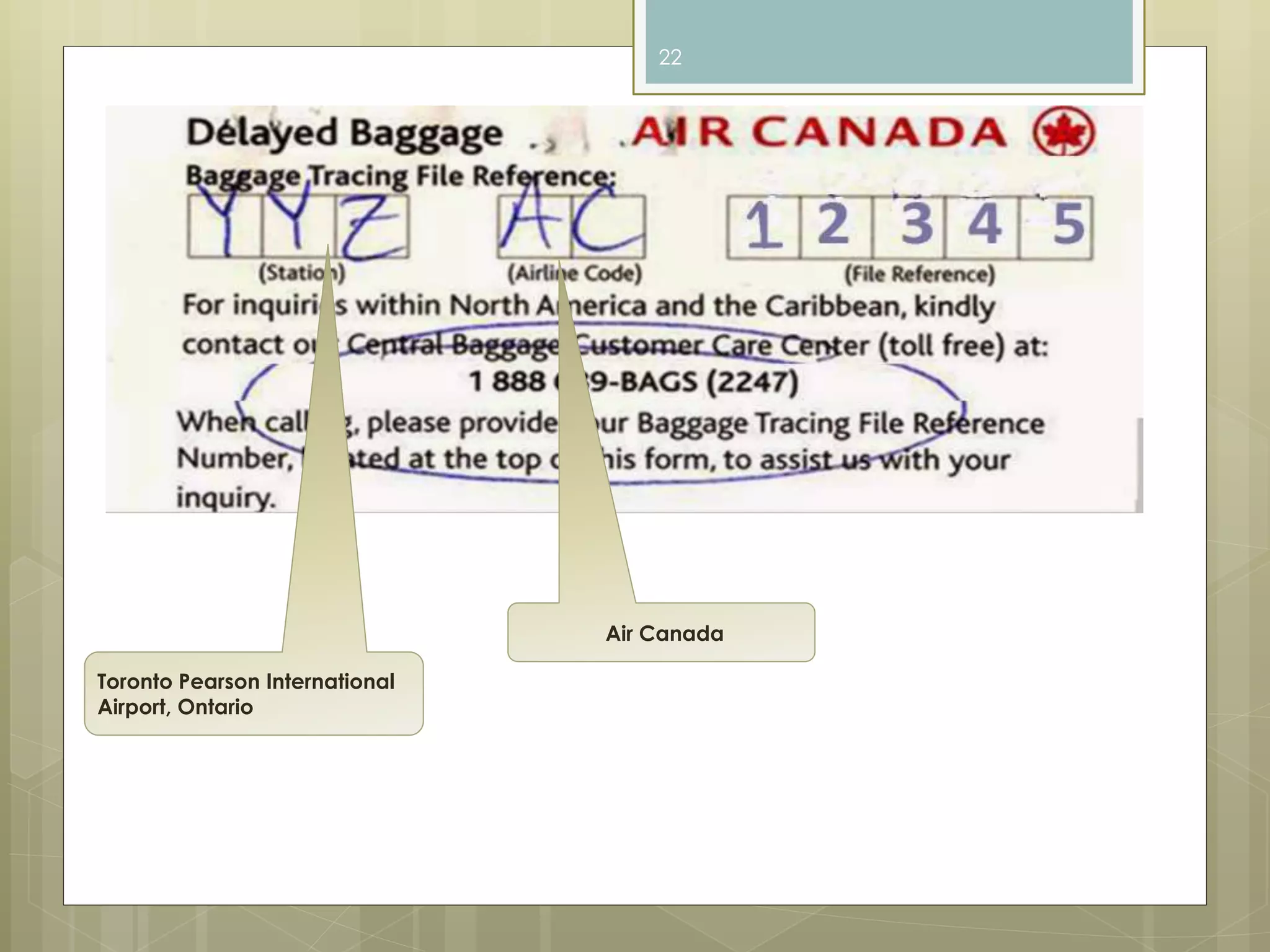 Airport Baggage Handling System | PPTX
