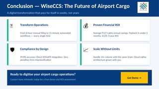 Stop Cargo Delays Before They Impact Your Airport Operations | PPTX