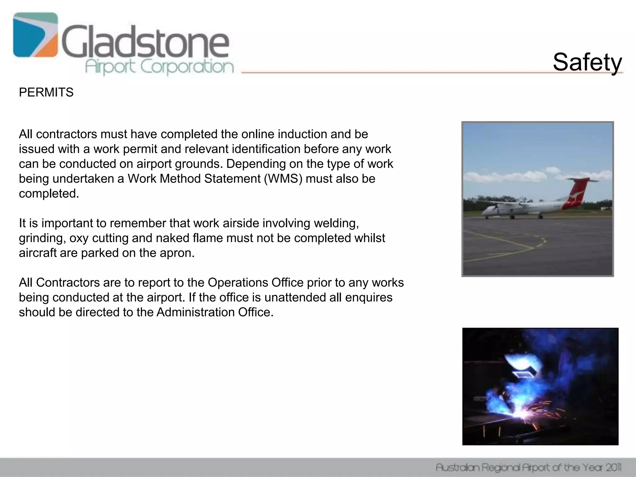 Airport contractor safety induction | PPTX