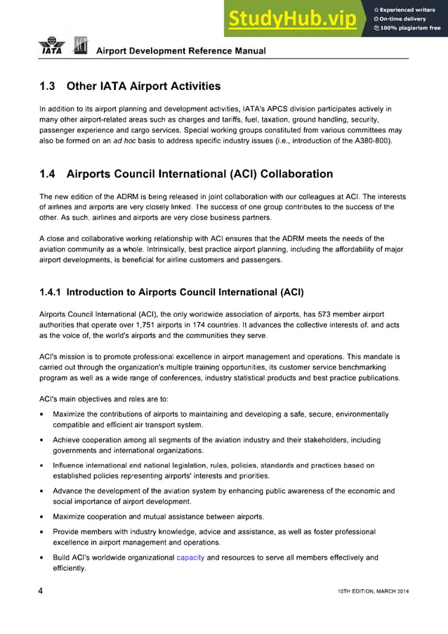 Airport Development Reference Maneal Forecasting and Planning sections ...