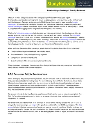 Airport Development Reference Maneal Forecasting and Planning sections ...