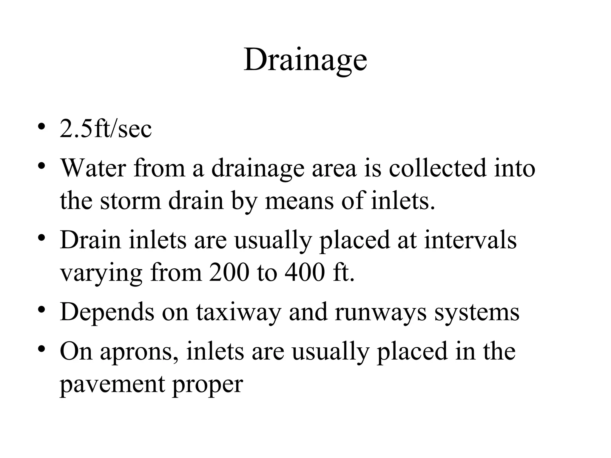 airport drainage | PPT