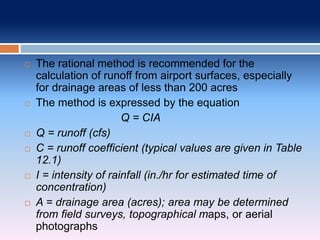 Airport drainage | PPTX