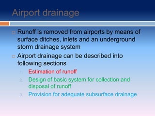 Airport drainage | PPTX