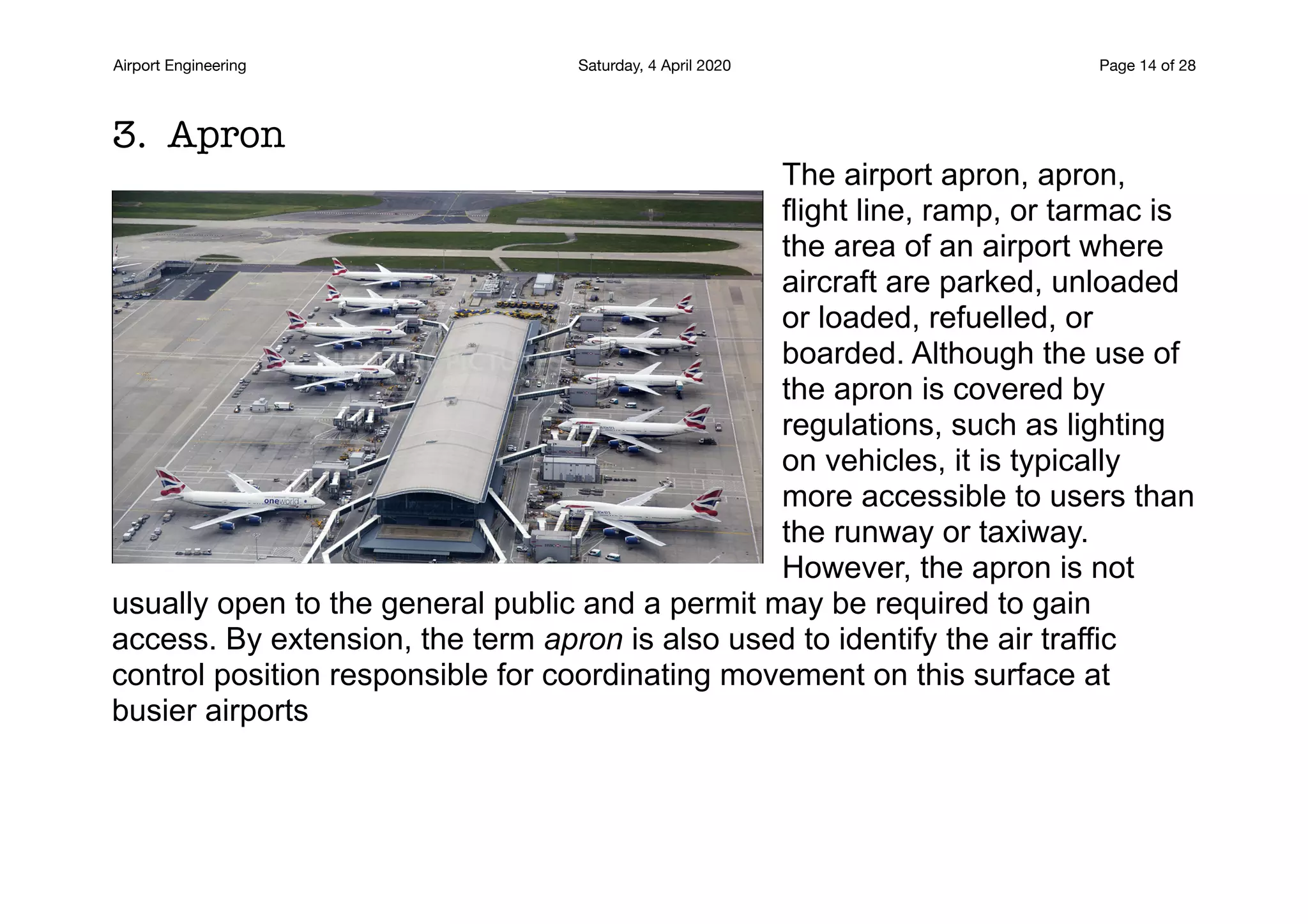 Presentation on Airport Engineering | PDF