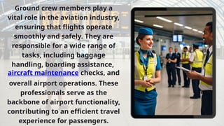 Airport Ground Staff/Ground Crew Course Details | PPTX