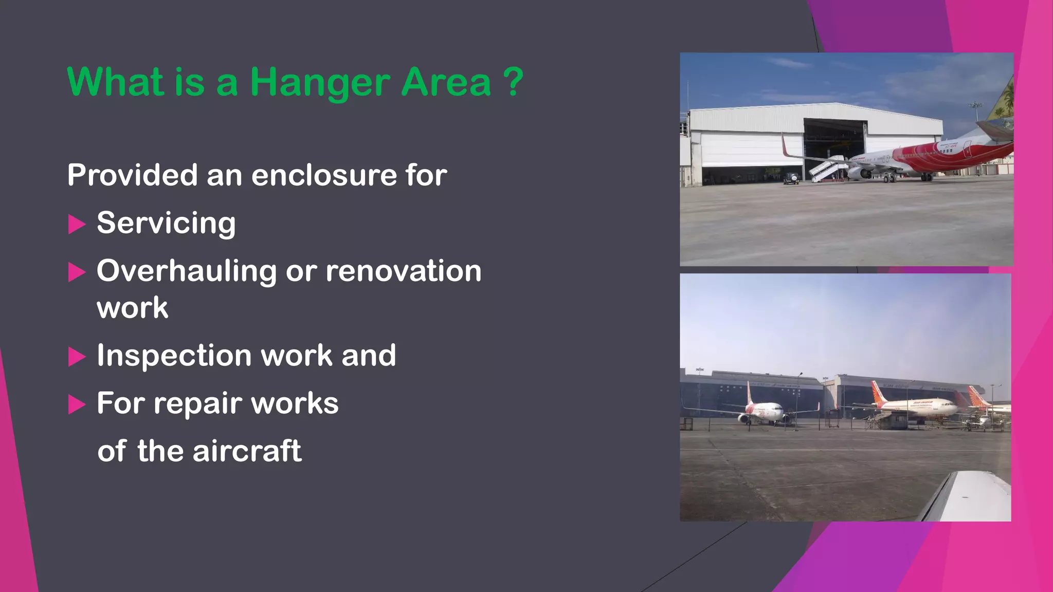 Airport hanger area | PDF