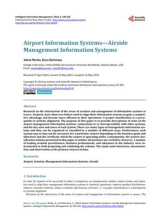 Airport information systems_airside_mana | PDF | Operating Systems ...