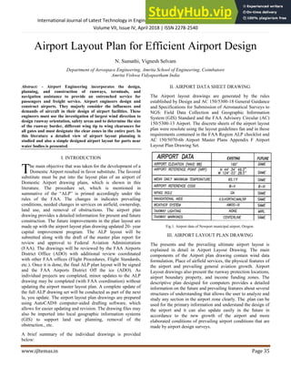 Airport Layout Plan For Efficient Airport Design | PDF