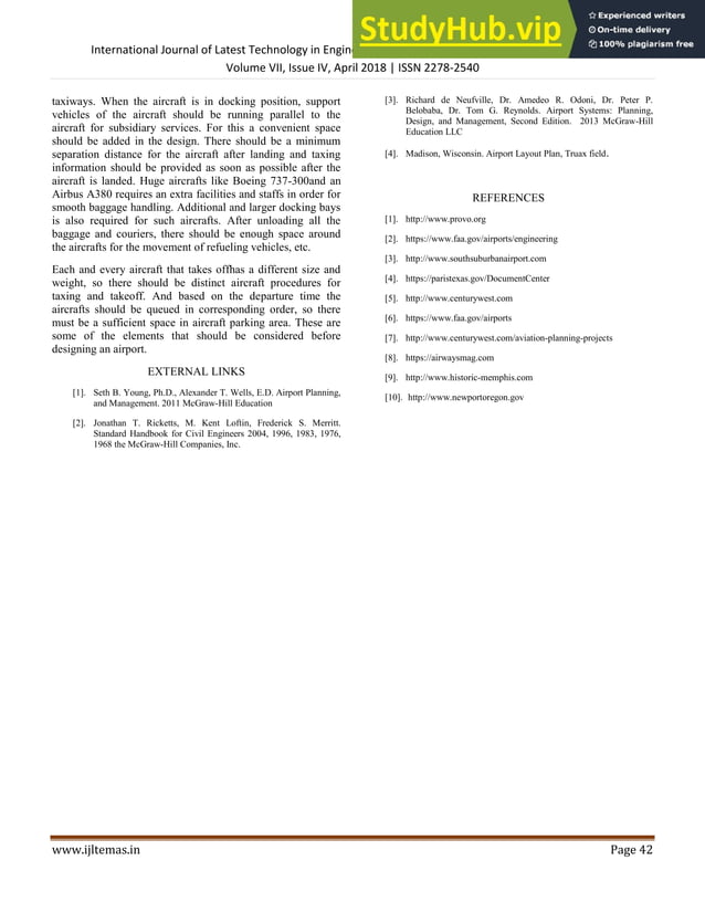 Airport Layout Plan For Efficient Airport Design | PDF