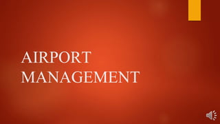 Airport management | PPTX