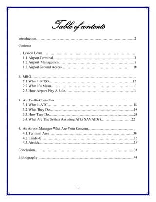 Airport Management 11 | DOCX