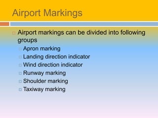 Airport marking | PPTX