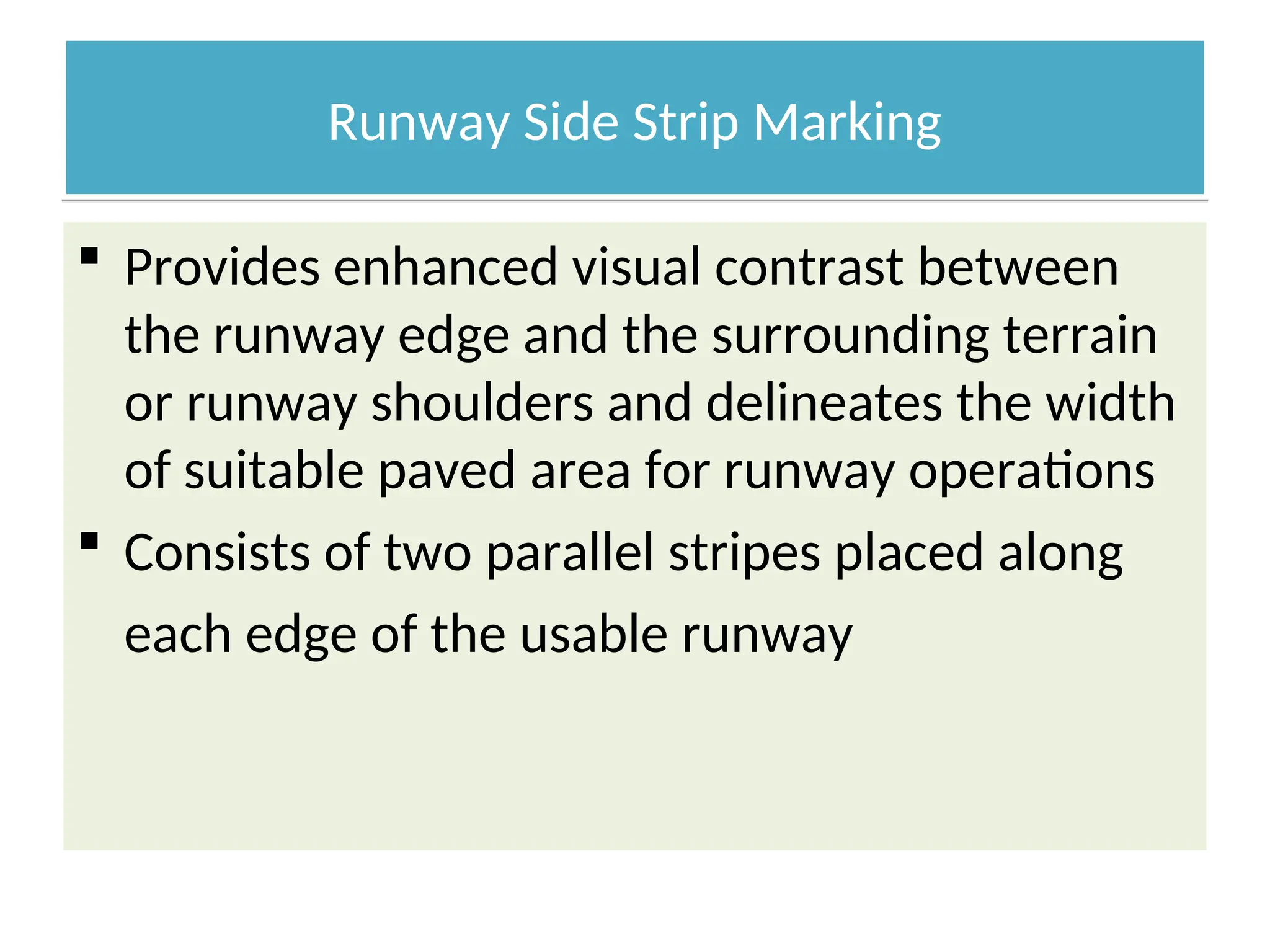AIRPORT MARKING AND LIGHTING | PPT