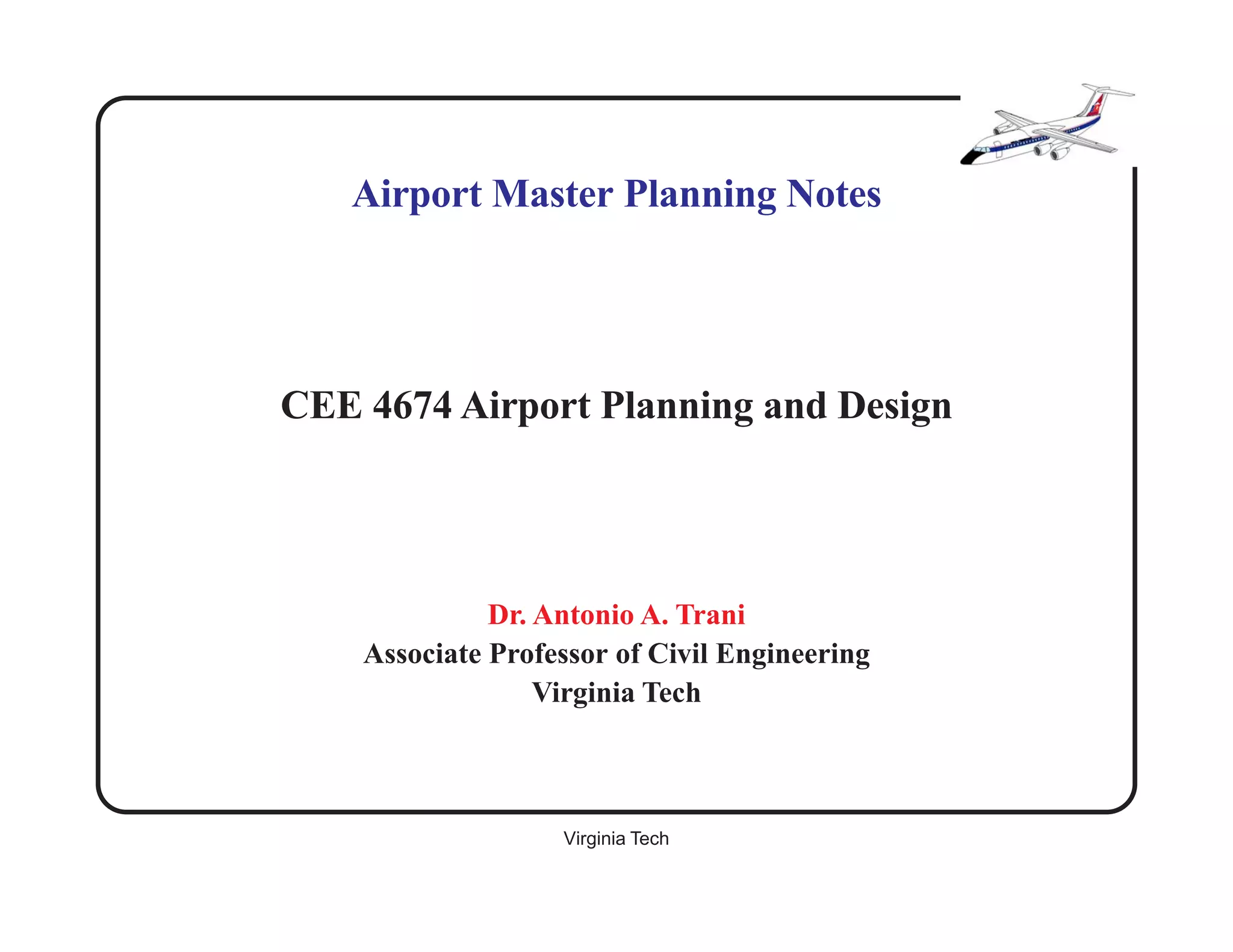 Airport master plan | PDF