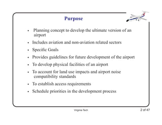 Airport master plan | PDF
