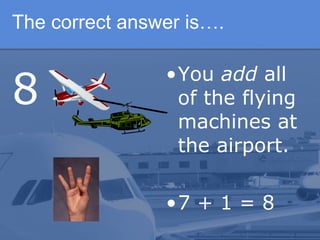 Airport Math | PPT | Air Travel | Travel Type